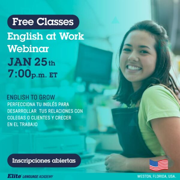 Free English Live Classes - Elite Language Academy